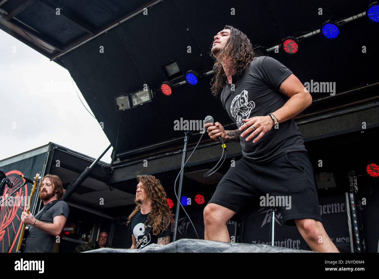Mike Protich of Red Sun Rising performs during the Rock On The Range ...