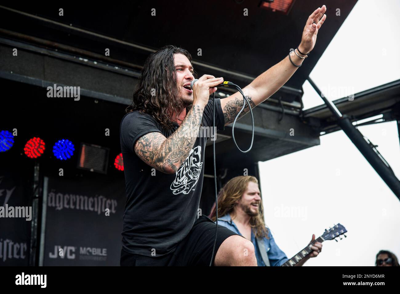 Mike Protich of Red Sun Rising performs during the Rock On The Range ...