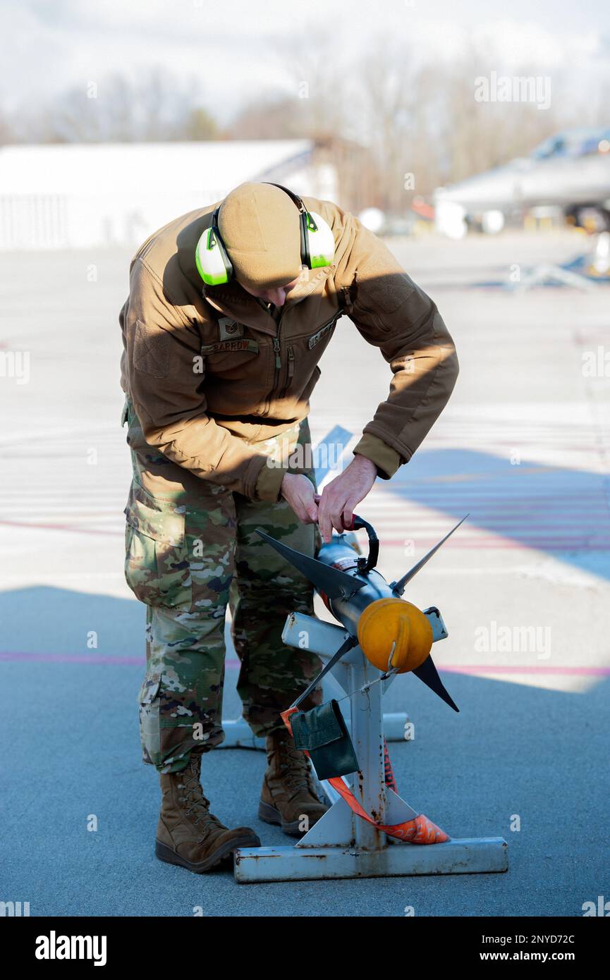 U.S. Air Force Tech. Sgt. Anthony Barrow, a munitions specialist ...
