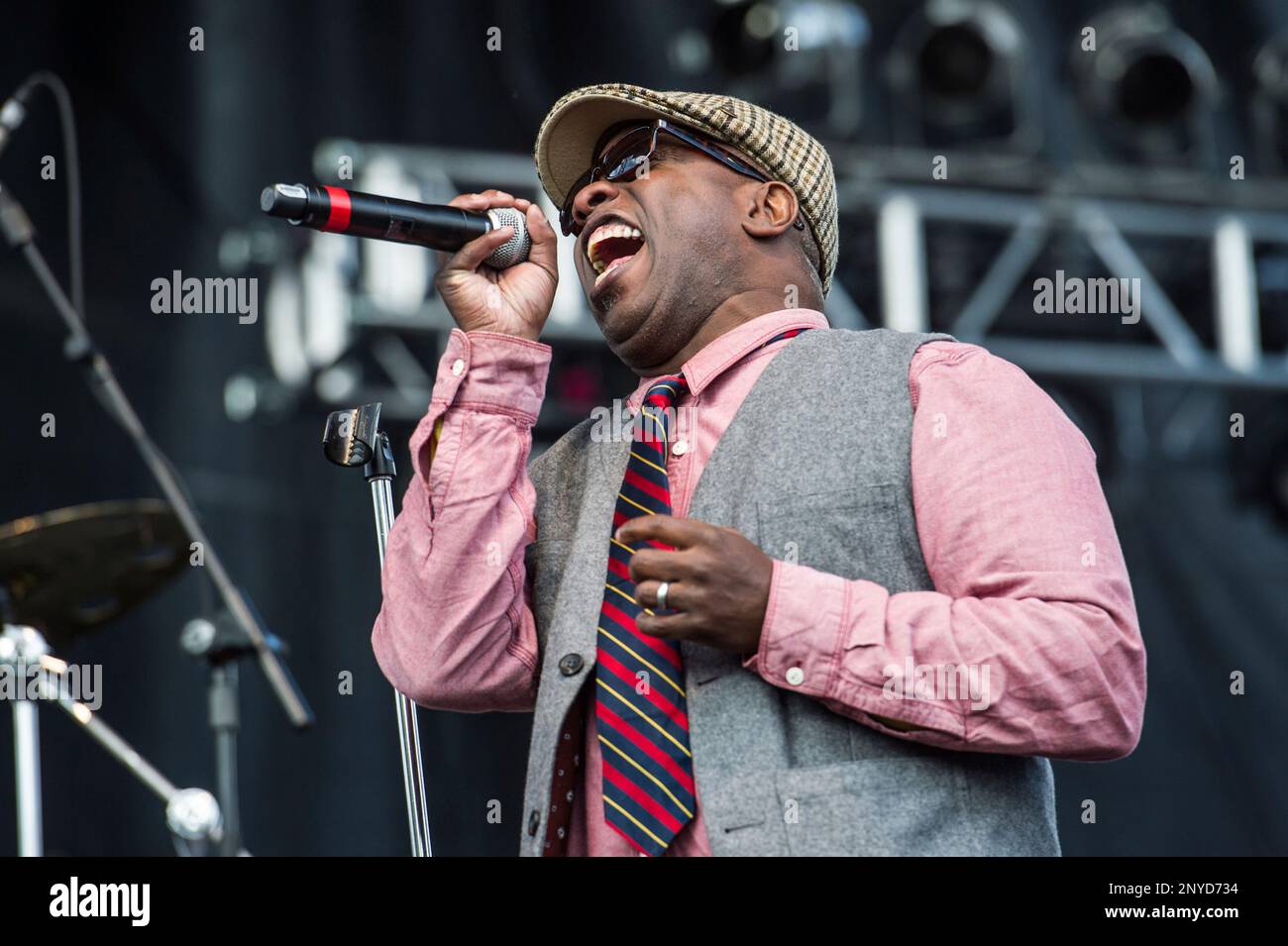 Corey Glover of Living Colour performs during the Rock on the Range ...