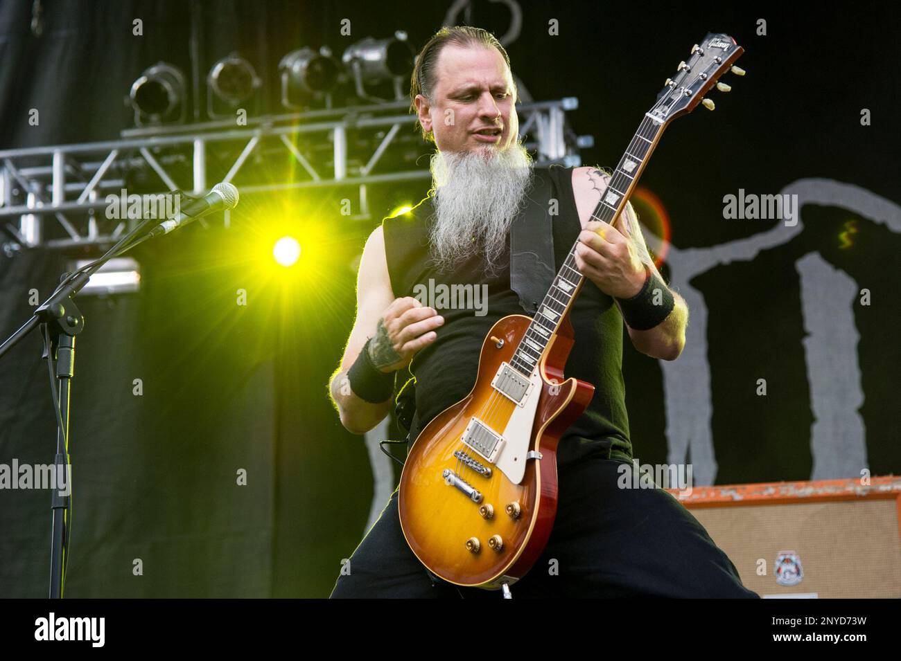 Bobby Landgraf of Down performs during the Rock on the Range festival ...