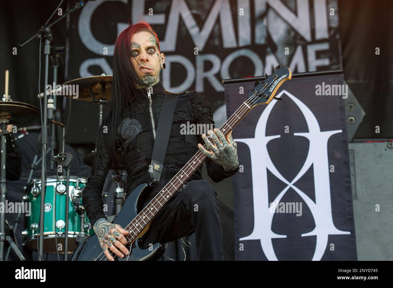 Alessandro Paveri of Gemini Syndrome performs during the Rock on the ...
