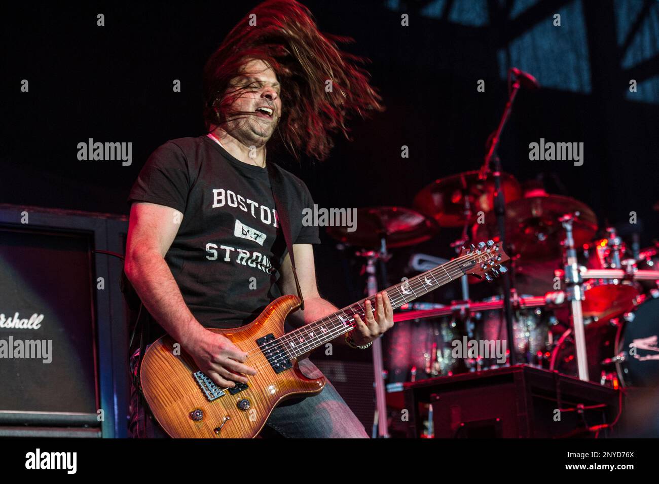 Mike Mushok of Staind performs during the Rock on the Range festival at ...