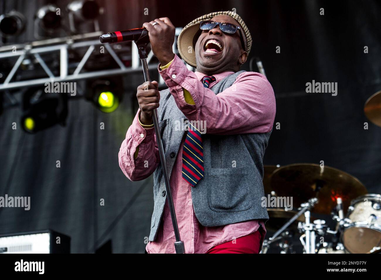 Corey Glover of Living Colour performs during the Rock on the Range ...