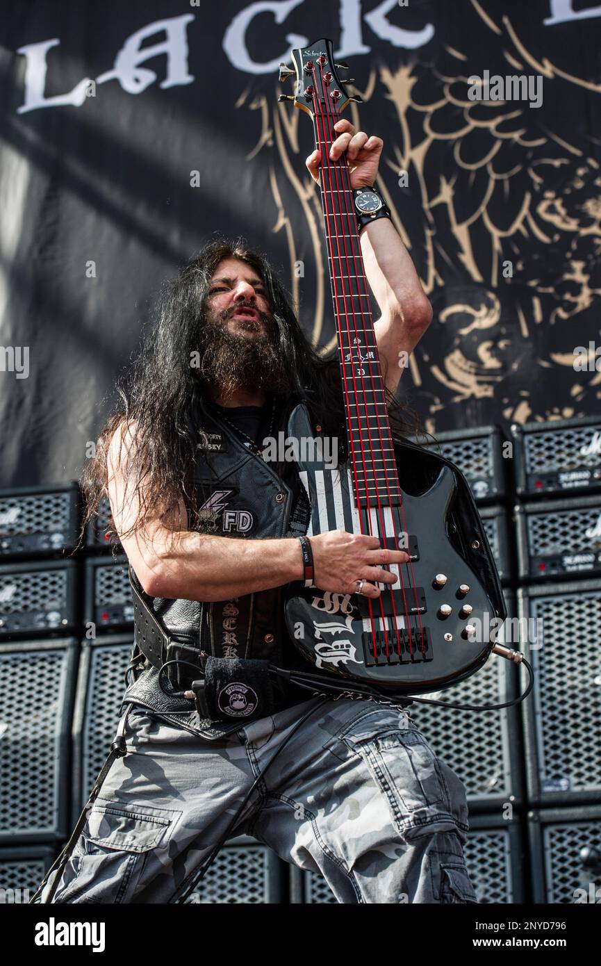 John DeServio of Black Label Society performs during the Rock on the ...