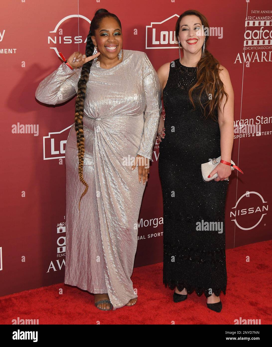 (L-R) Dr. Catrise Austin and Dr. Radwa Saad at the 14th Annual AAFCA ...