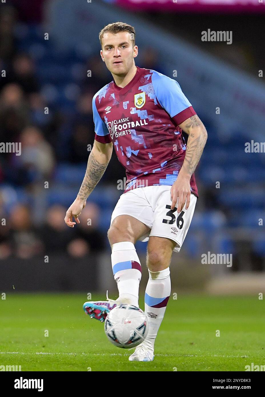 Burnley, England, 1st March 2023. Jordan Beyer of Burnley during the ...