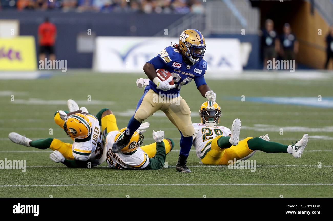 Edmonton Eskimos' Kenny Ladler (37), Mercy Maston (29) and Chris ...