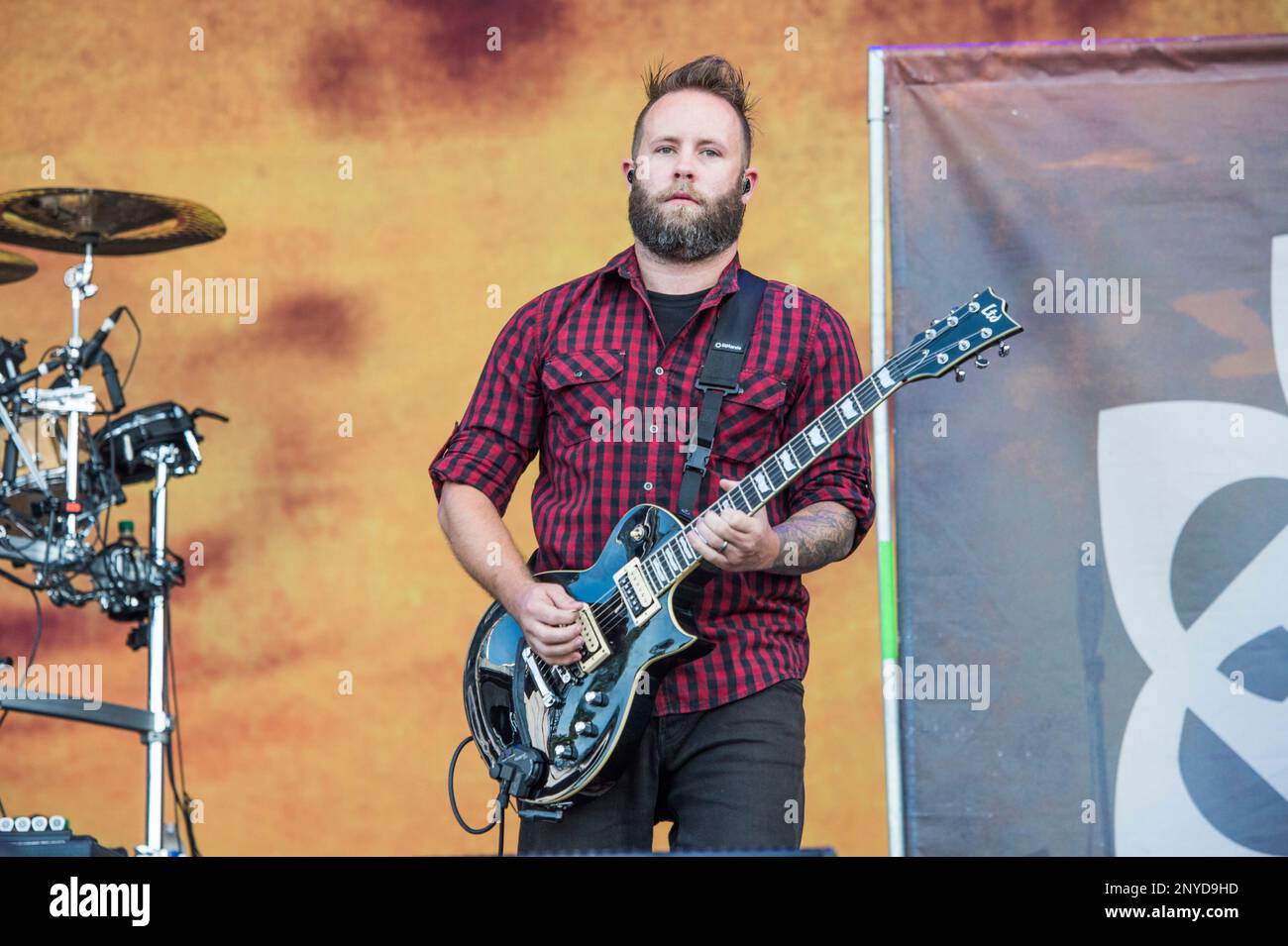 Jasen Rauch of Breaking Benjamin performs during the Louder Than Life ...