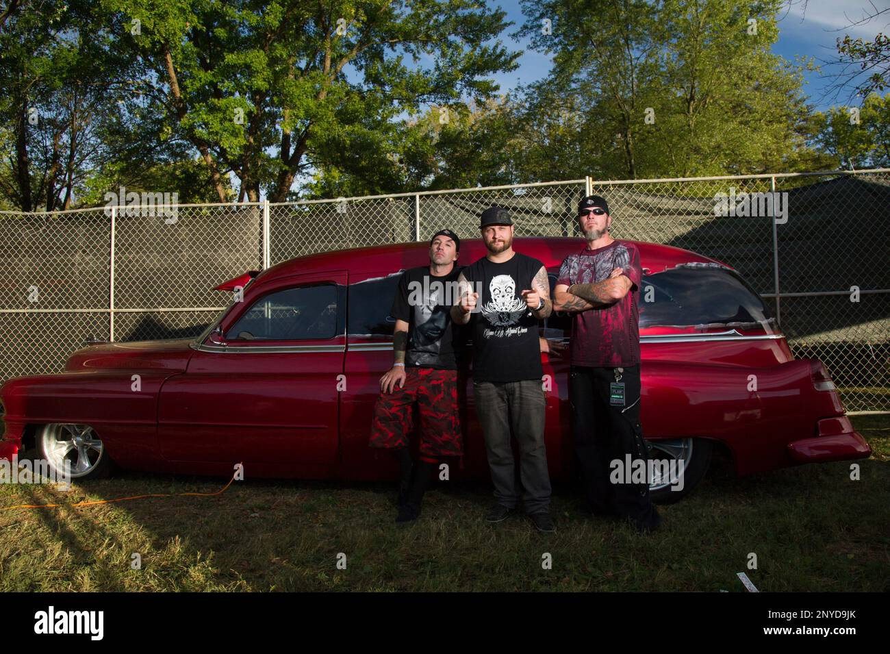 Chris Volz, Jason Daunt, and Ryan Jurhs of Flaw during the Louder Than ...
