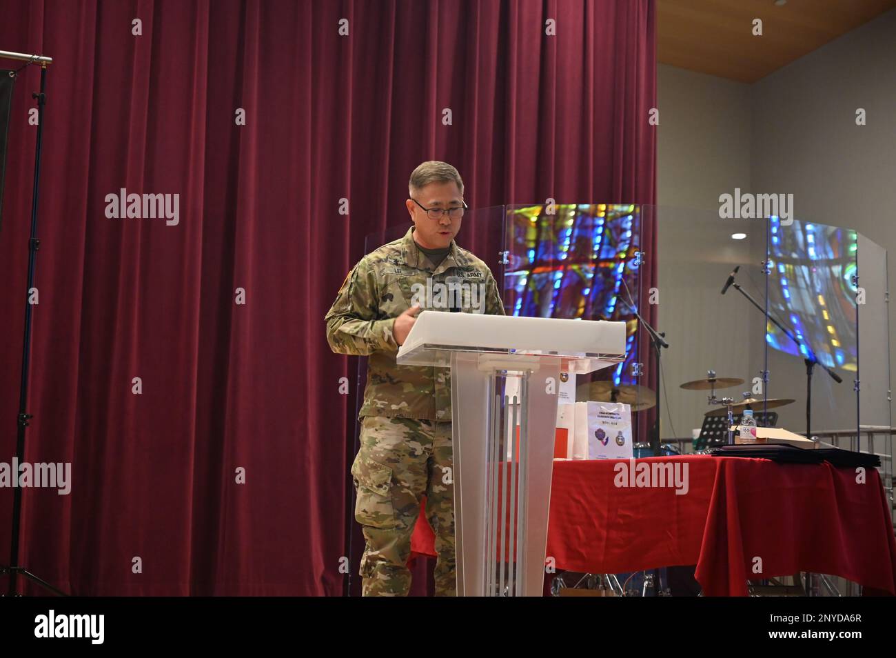 Chaplain (Col.) Charlie Lee, garrison chaplain for U.S. Army Garrison ...