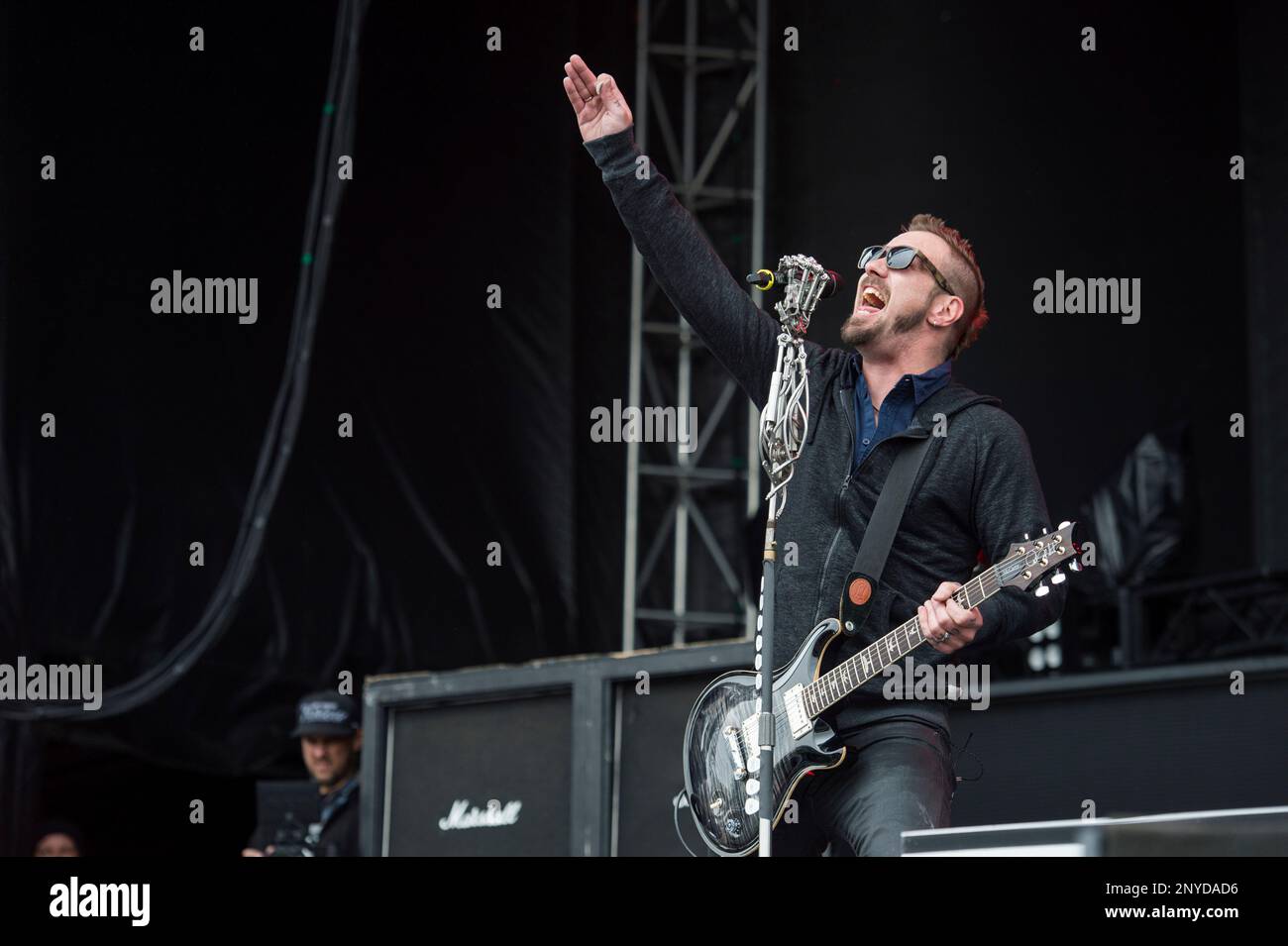 Adam Gontier of Saint Asonia performs during the Louder Than Life ...
