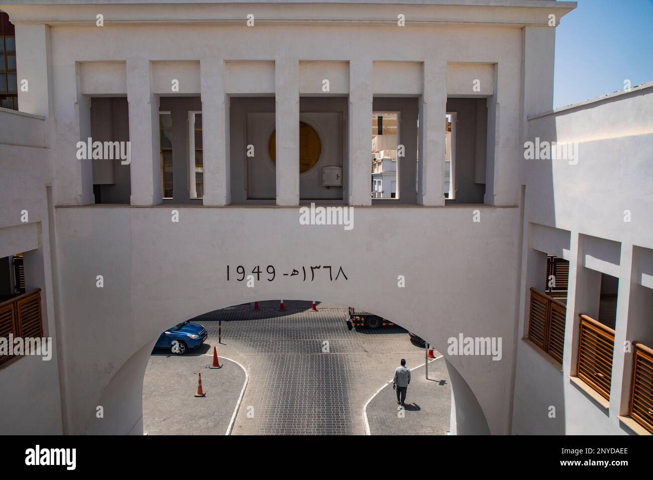 Famous bab al bahrain square landmark in central manama old town ...