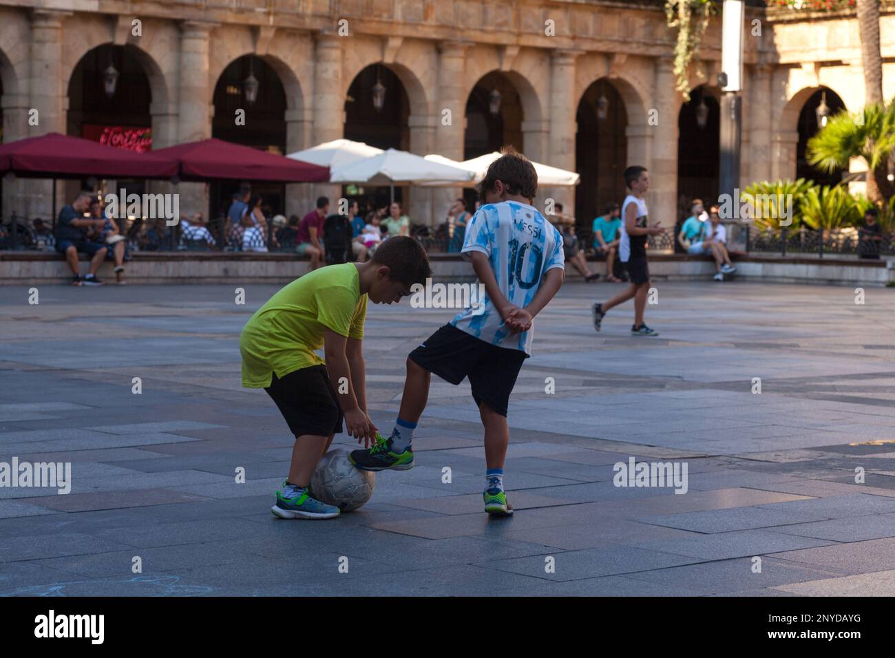 Bilbao, Spain - August 02, 2022: Child wearing Messi tshirt of ...