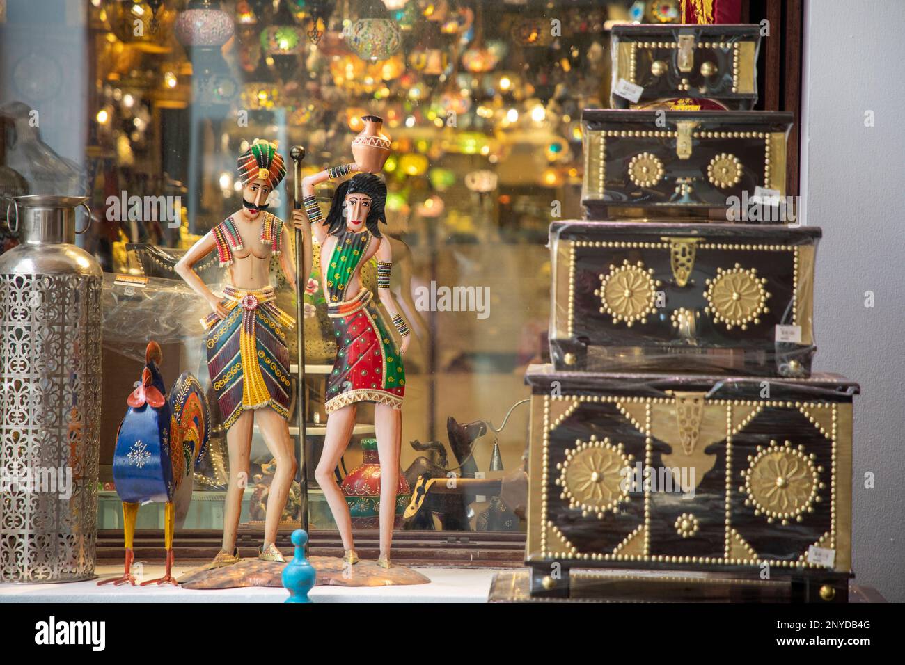 View of the Bab al Bahrain souq in Manama, the Kingdom of Bahrain ...