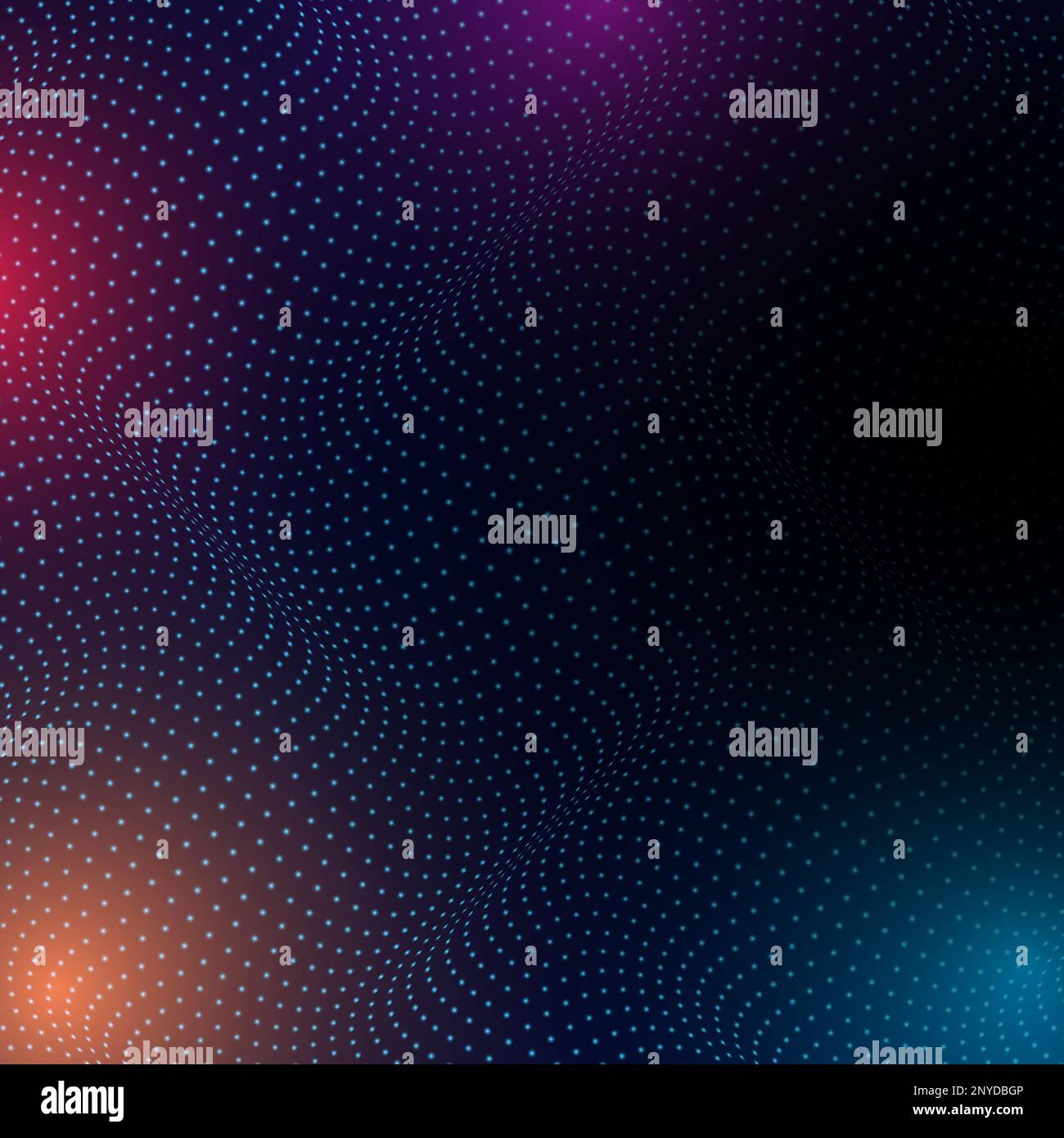 Abstract techno background with flowing digital particles Stock Vector ...