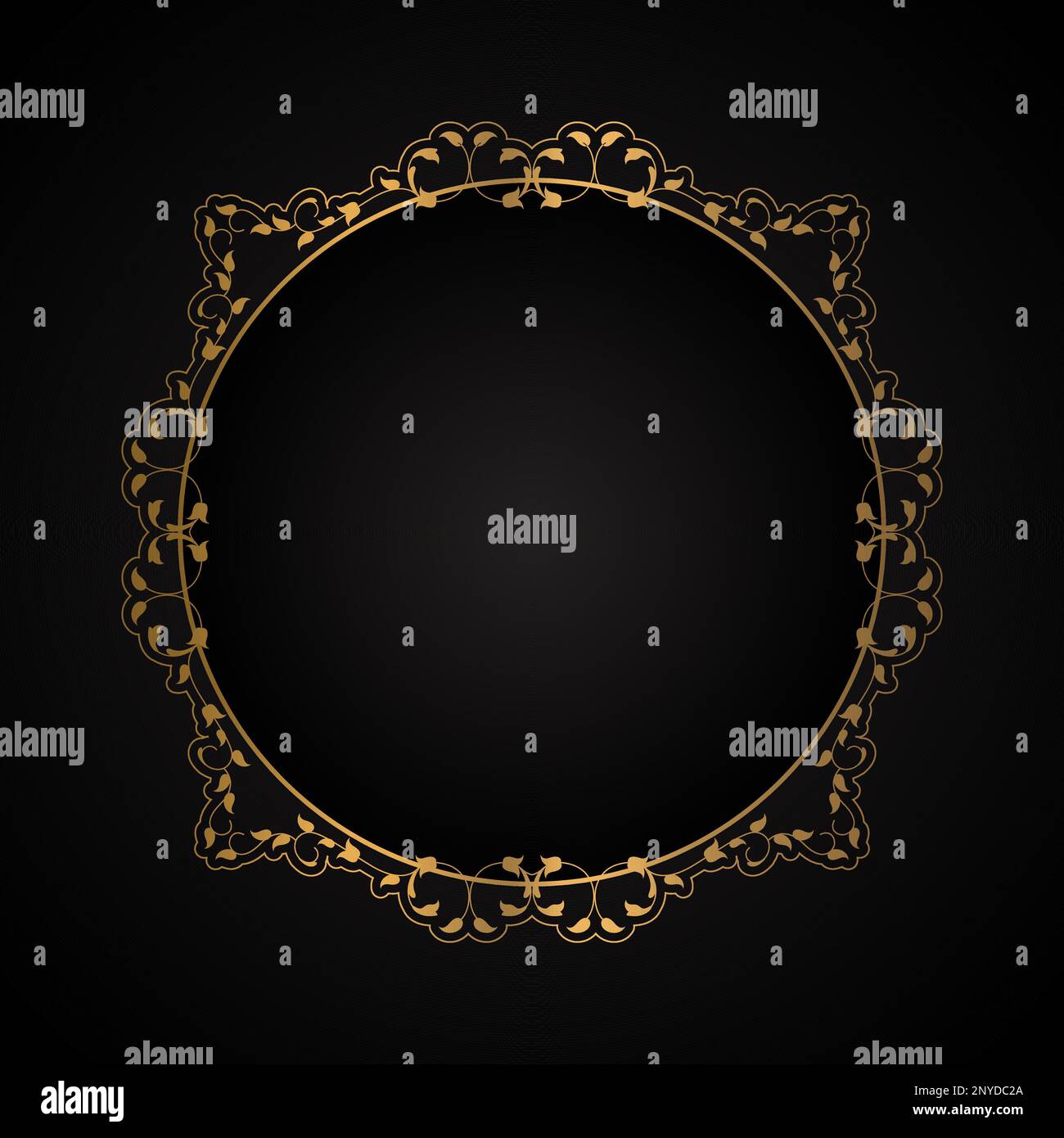Elegant background with a decorative gold frame Stock Vector Image ...