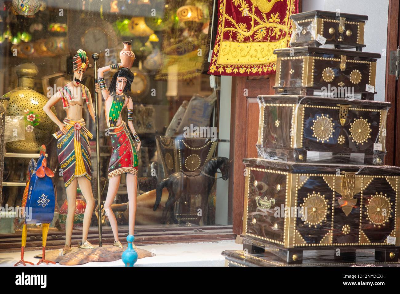 View of the Bab al Bahrain souq in Manama, the Kingdom of Bahrain ...