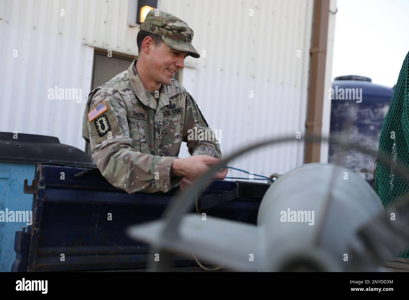 An Explosive Ordnance Disposal Specialist with 718th EOD Company, 23rd Chemical, Biological ...