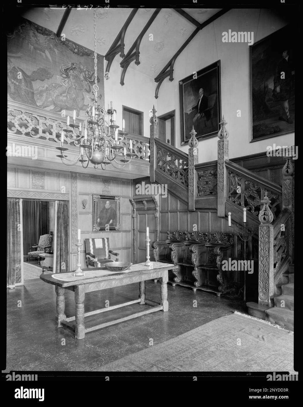 Virginia House, Great Hall, Richmond, Henrico County, Virginia ...