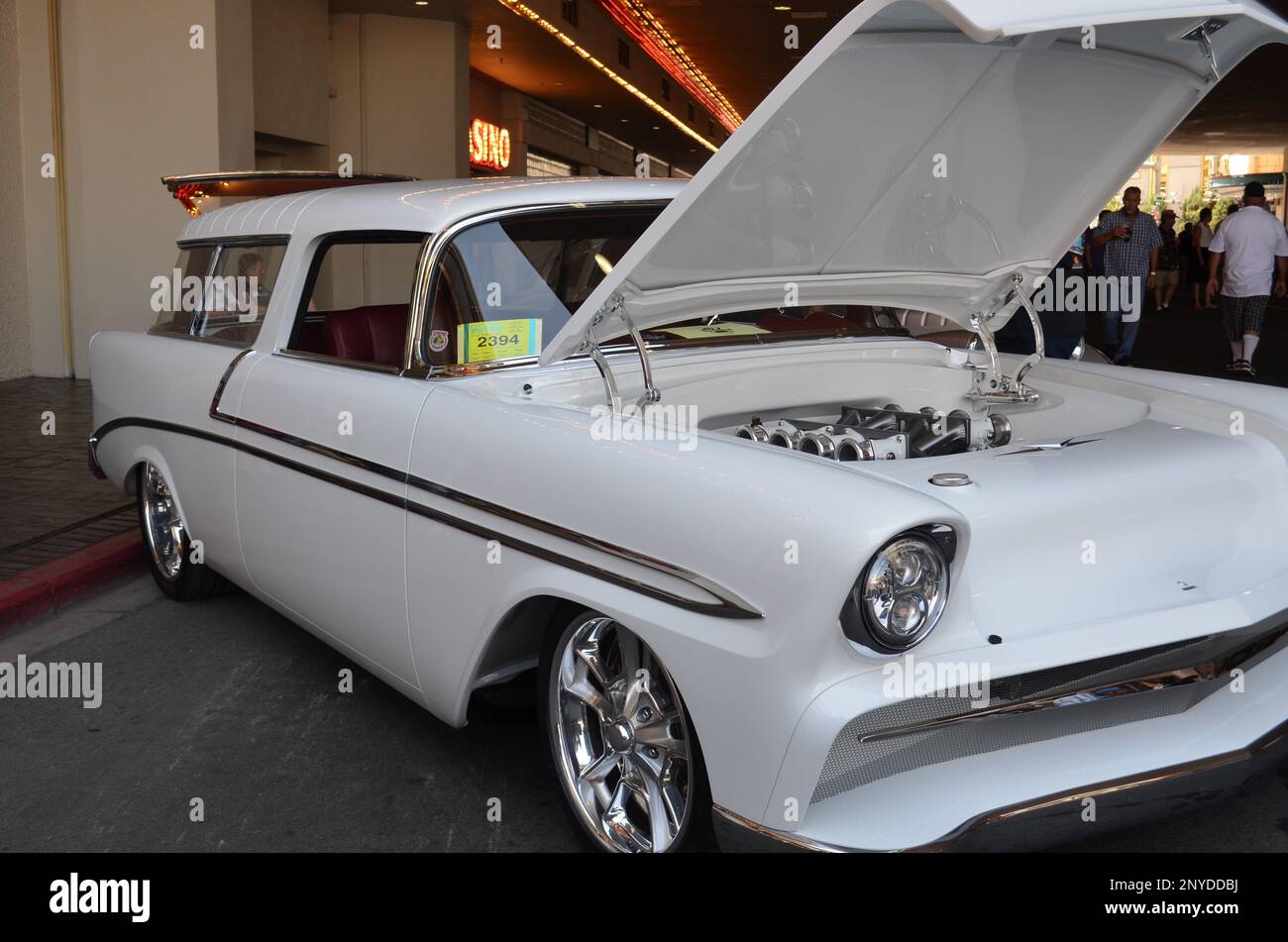 RENO, NV - AUGUST 10: Custom 1956 Chevy Nomad on display at the Hot ...