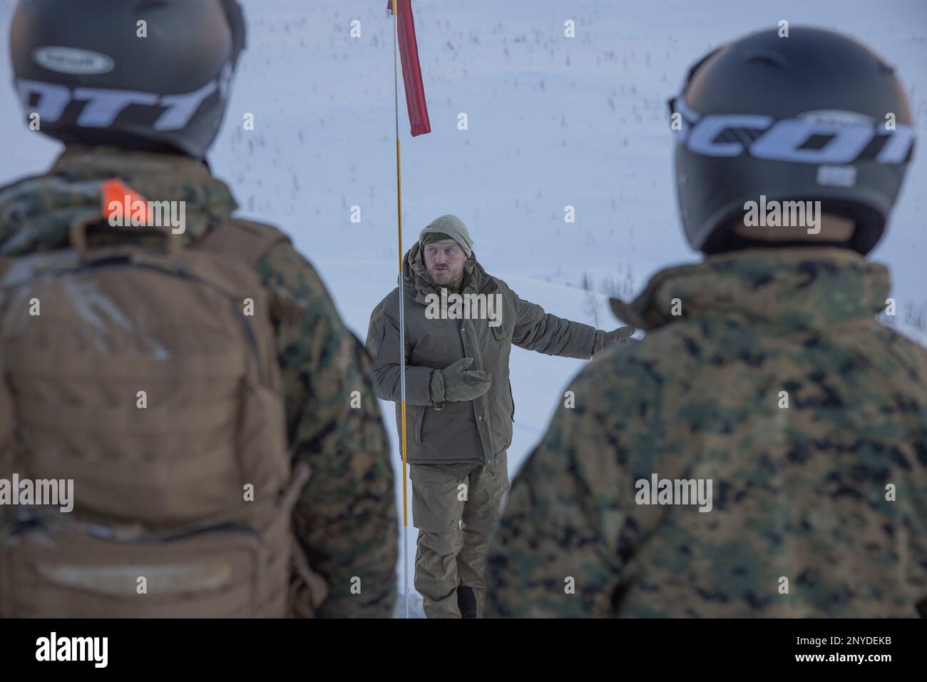 Norwegian Army Sgt. 1st class Joran Steien, an allied liaison with host ...