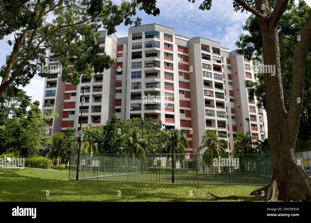Former HUDC estate Tampines Court at Tampines Street 11. Tampines Court ...