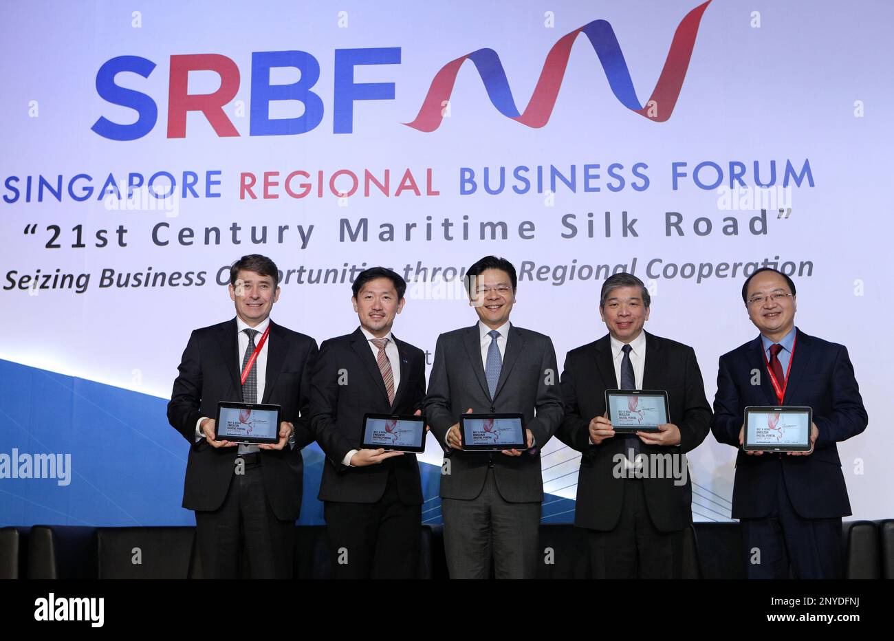 (from left): Tony Cripps, CEO of HSBC Singapore; Anthony Tan, deputy ...