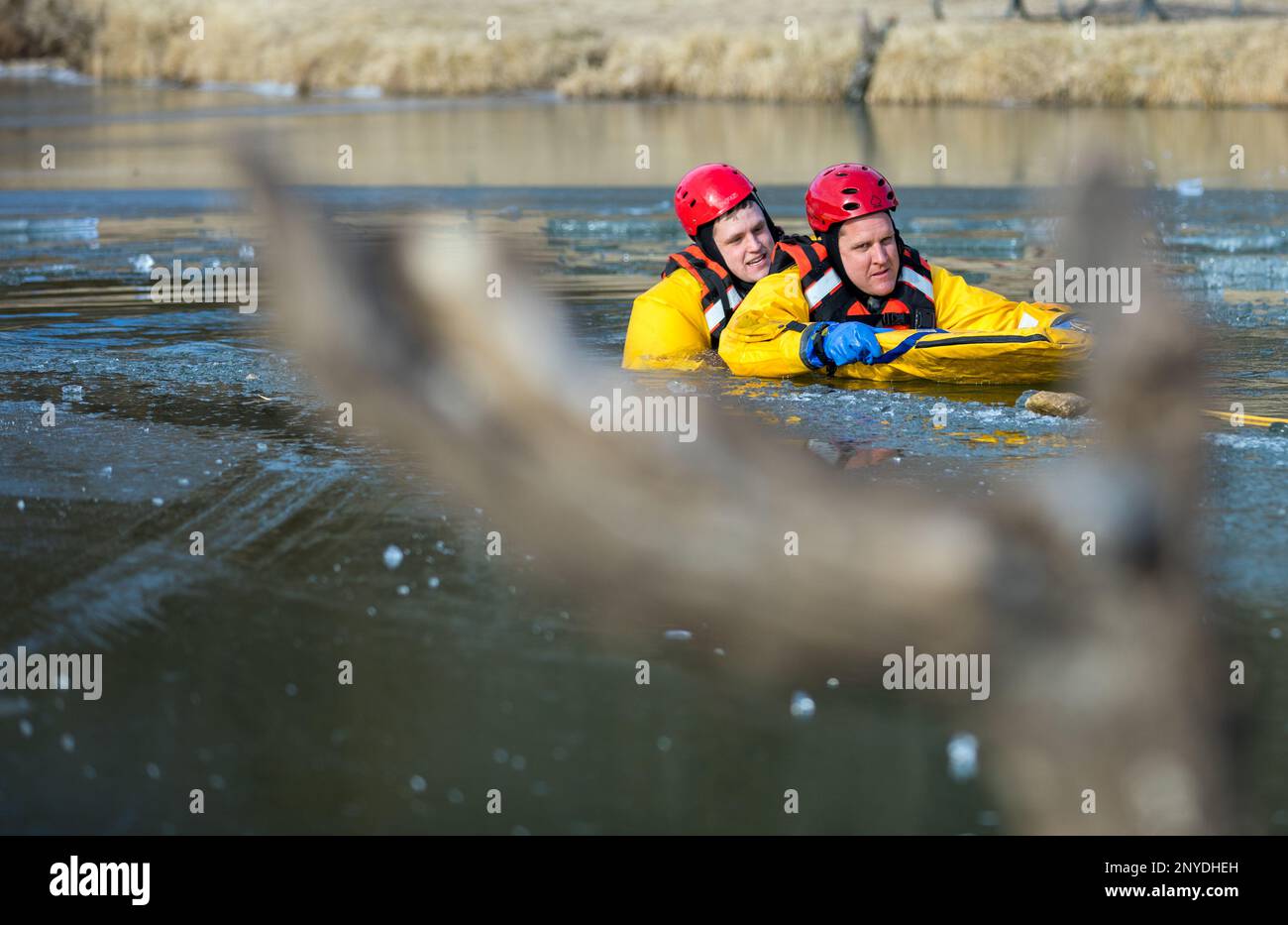 Fort Riley Fire Department and Emergency Services firefighters are ...