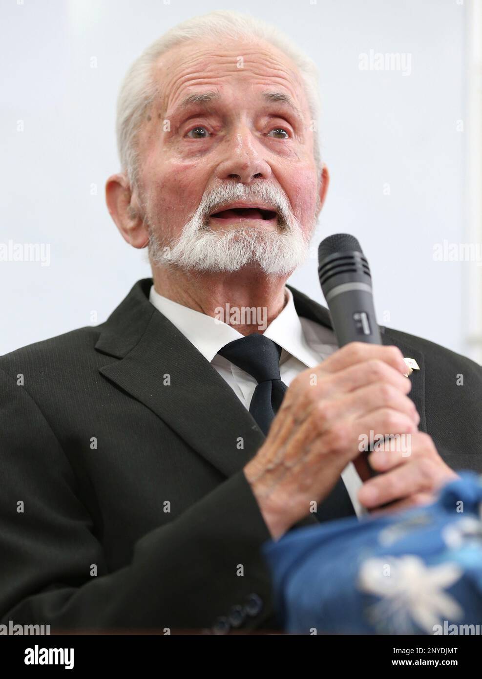Marvin Strombo speaks during the press conference on Aug. 13th, 2017 in ...