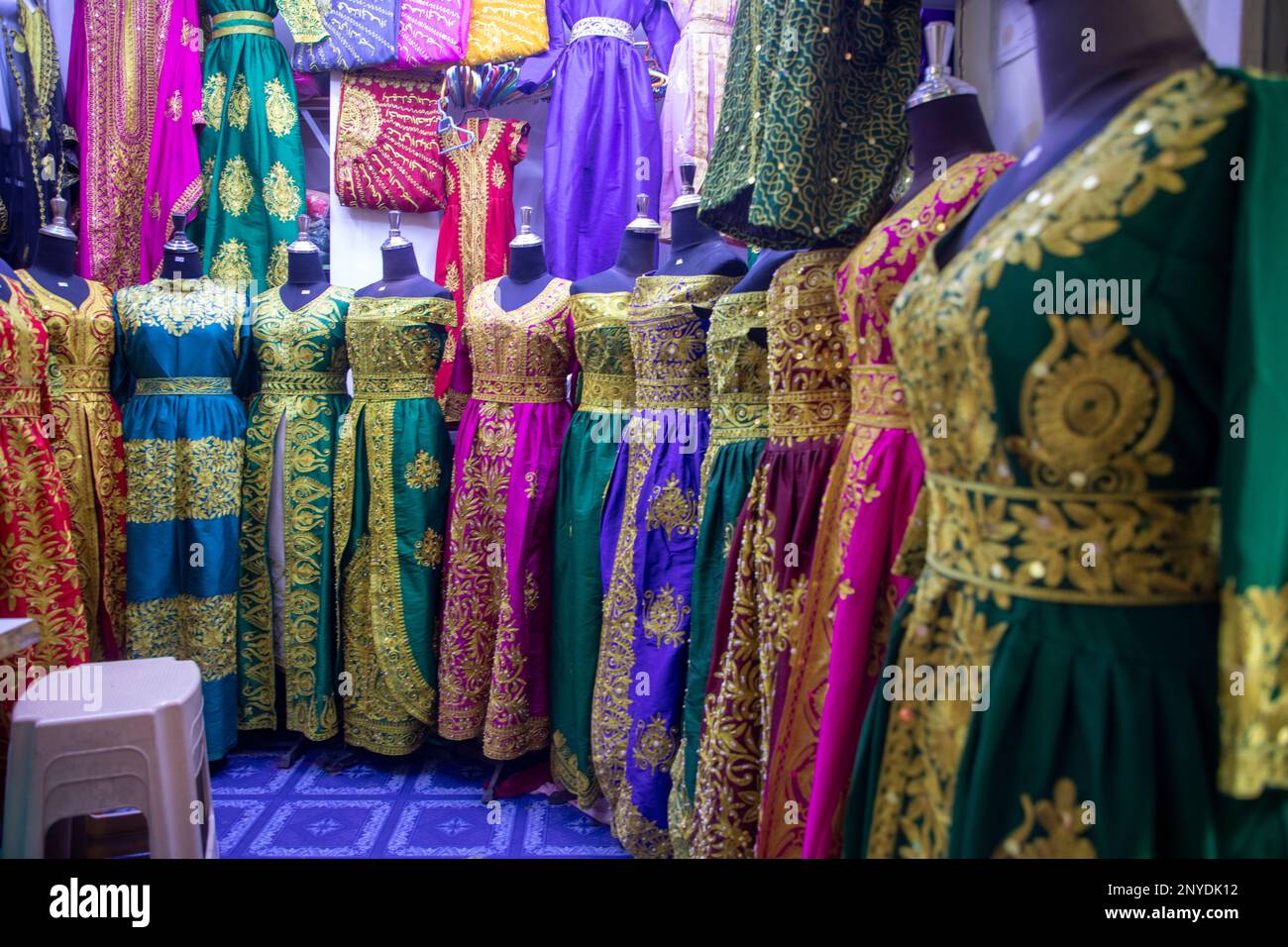 View of the Bab al Bahrain souq in Manama, the Kingdom of Bahrain ...