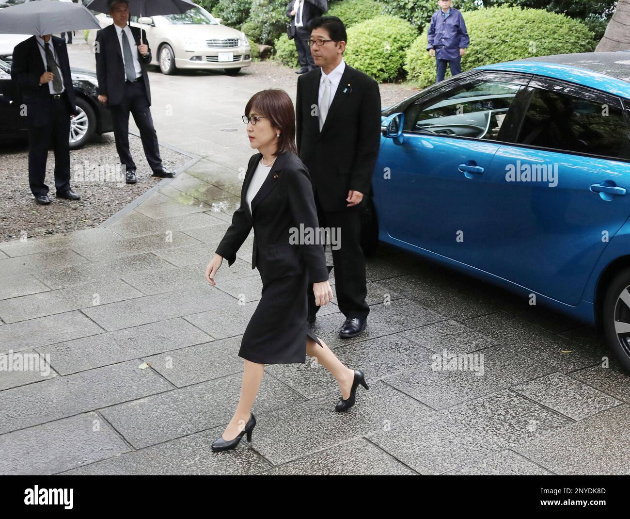 Japan's former Defense Minister Tomoni Inada pays a visit to the war ...