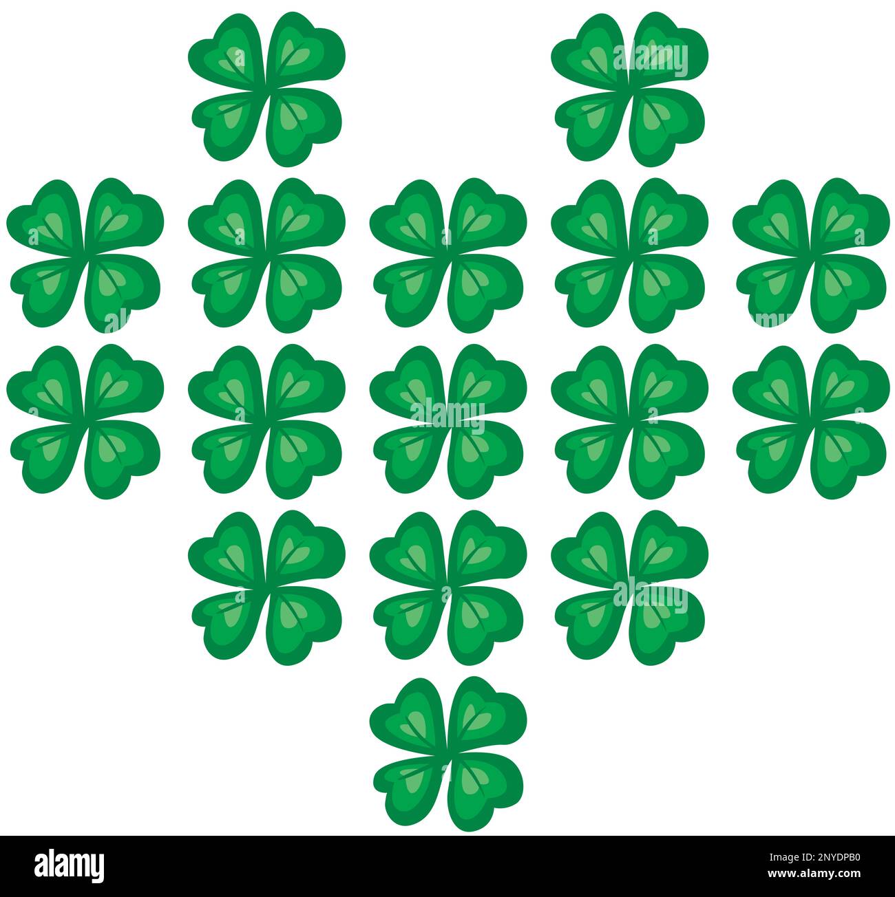 Heart made from green hi-res stock photography and images - Alamy