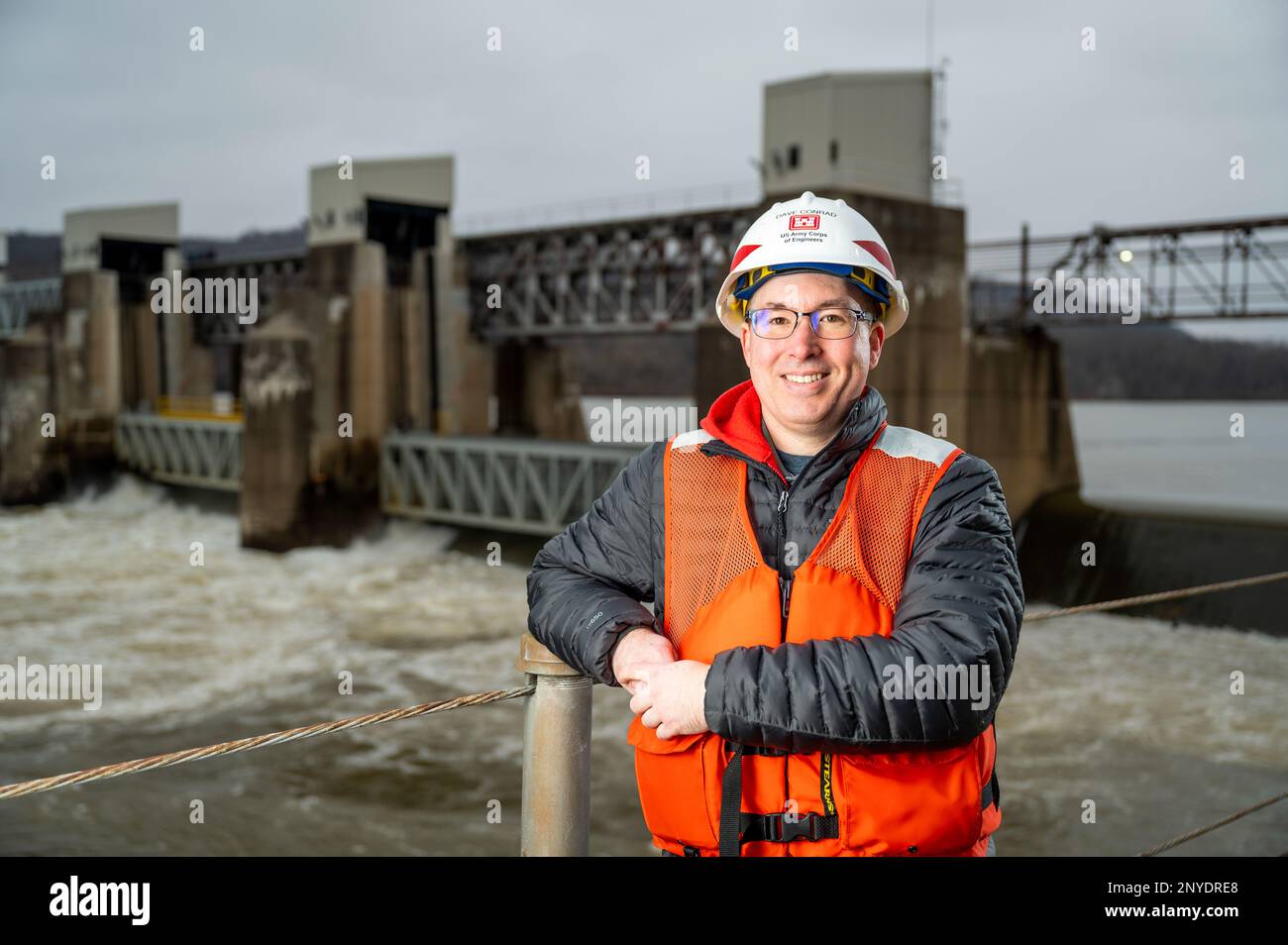 David Conrad, professional engineer (P.E.), a civil engineer for U.S ...