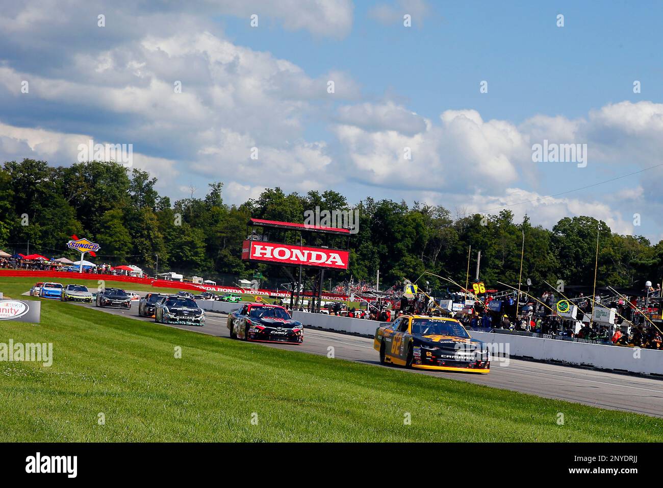 Brendan Gaughan (62) and Dylan Lupton (24) during the NASCAR Xfinity ...