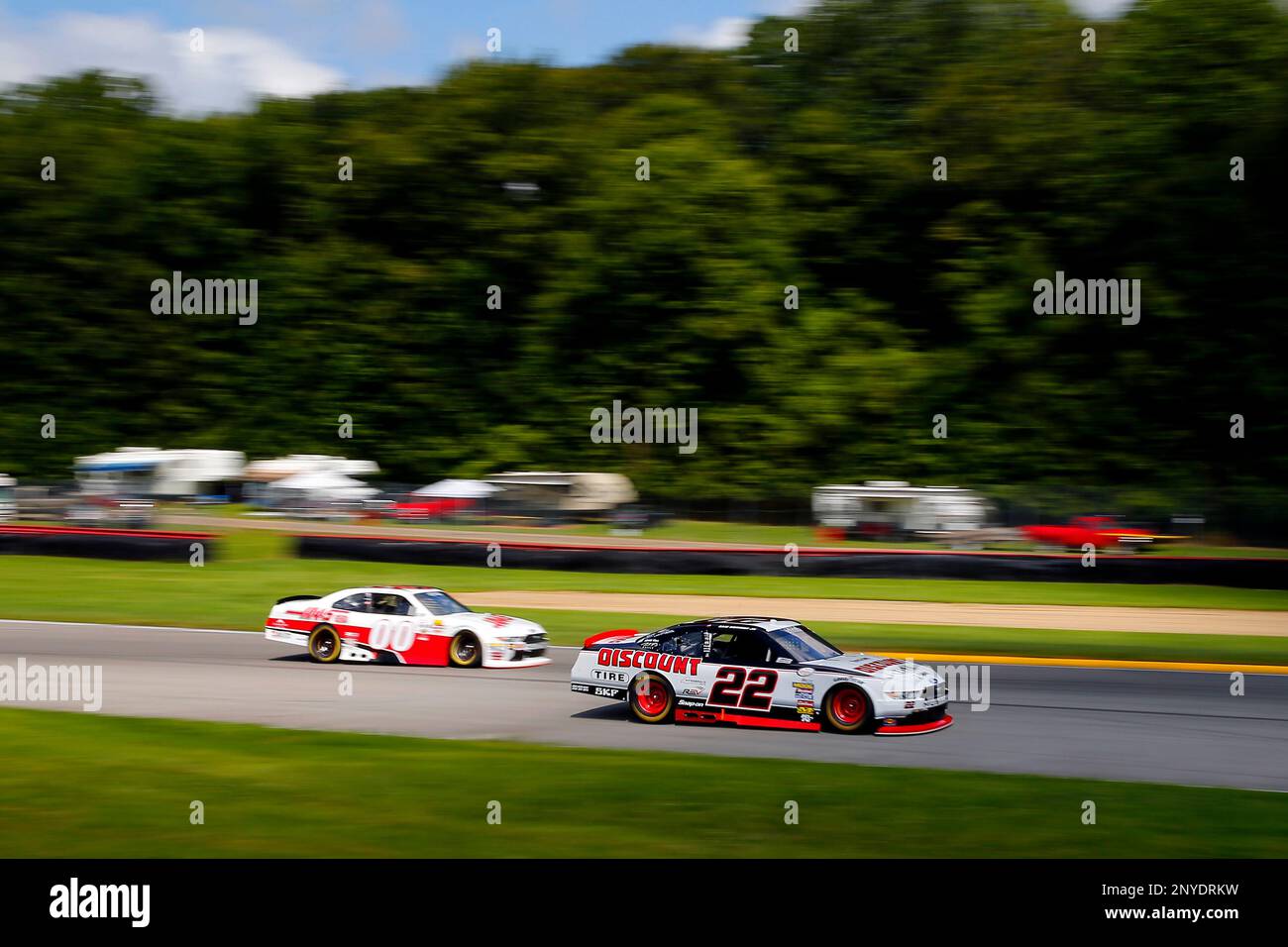 during qualifying for the NASCAR Xfinity Series Mid-Ohio Challenge race ...