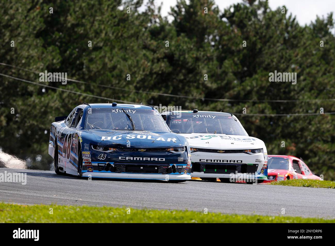 Brennan Poole (48) and Blake Koch (11) during the NASCAR Xfinity Series ...