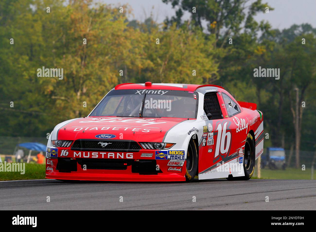 Ryan Reed, Lilly Diabetes Ford Mustang during practice for the NASCAR ...