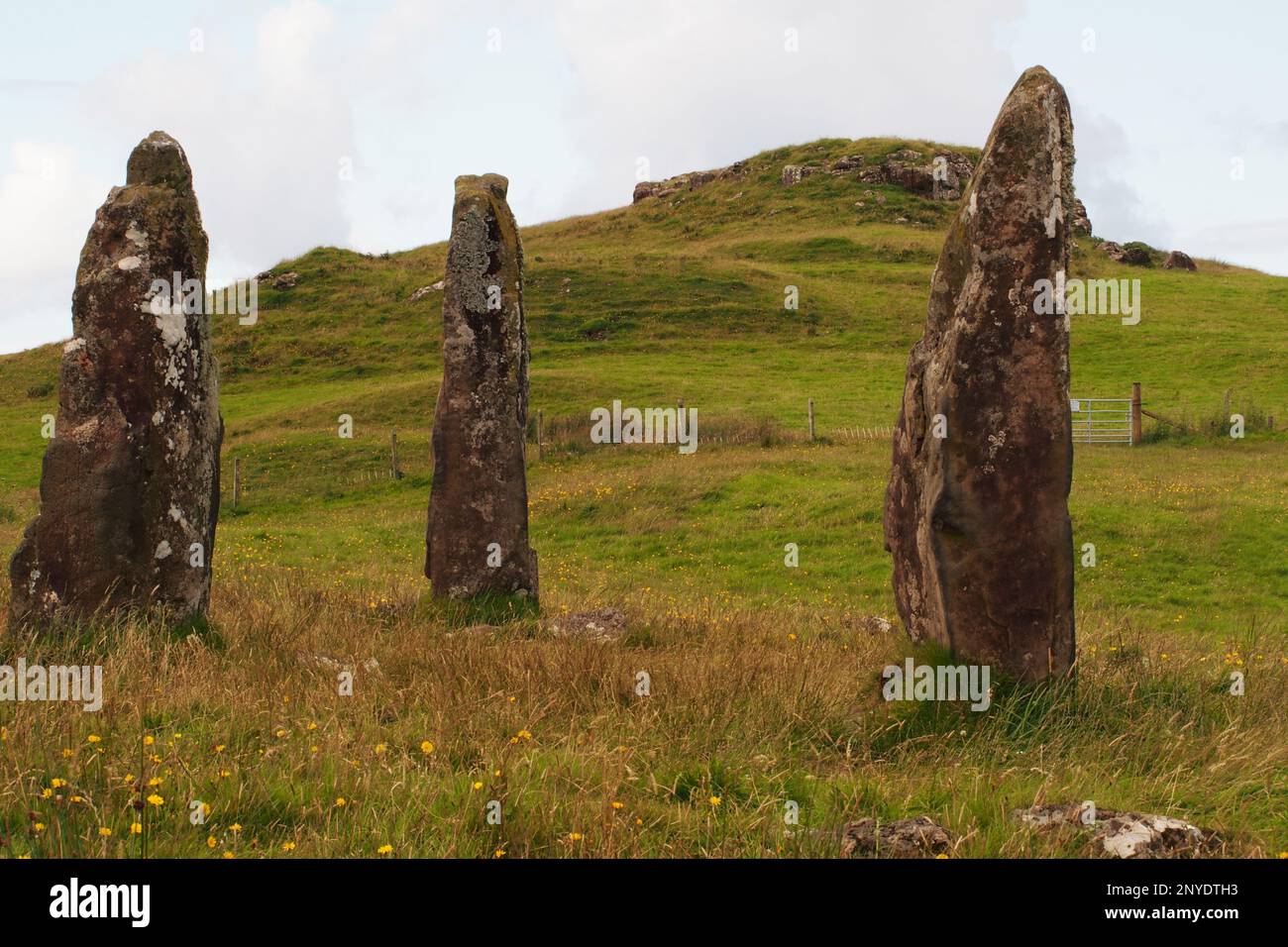 Glengor standing stones hi-res stock photography and images - Alamy