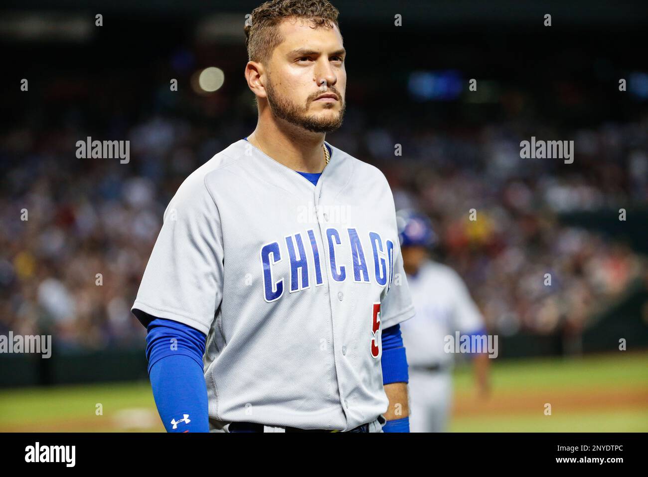 PHOENIX, AZ - AUGUST 12: Chicago Cubs center fielder Albert Almora Jr ...
