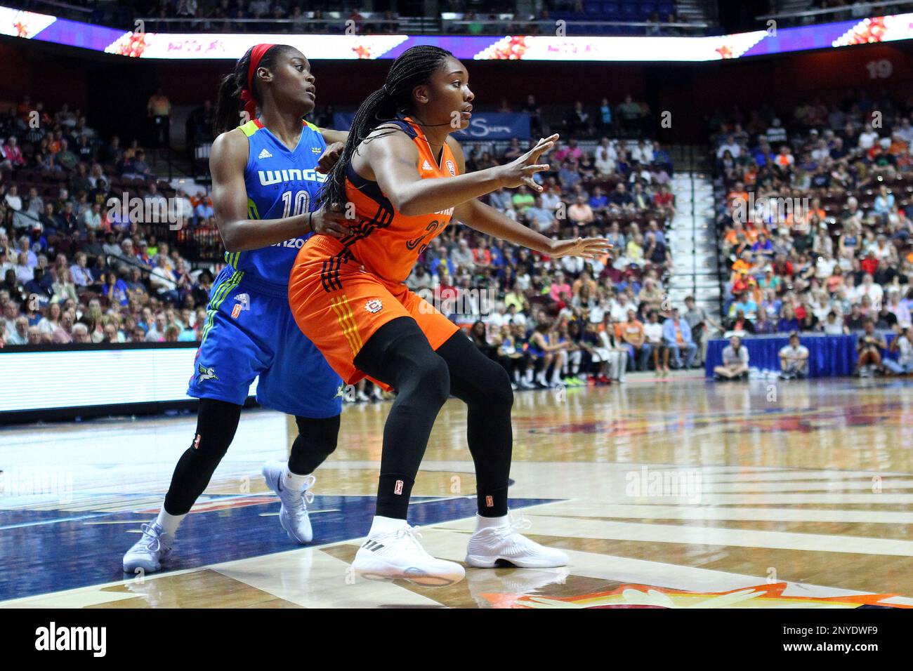 UNCASVILLE, CT - AUGUST 12: Connecticut Sun forward Morgan Tuck (33 ...
