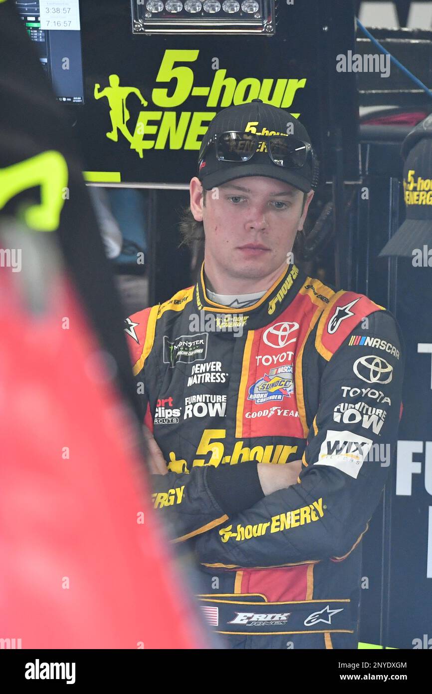 Erik Jones (77) during practice for the Monster Energy NASCAR Cup ...