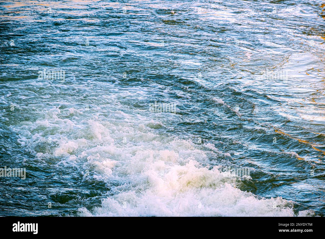 Turbulent flow of water Stock Photo - Alamy
