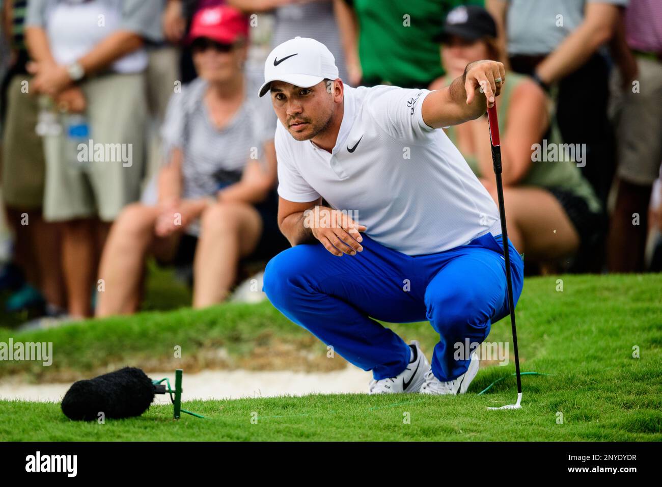 Golfer Jason Day during the PGA Championship on Saturday August 12 ...