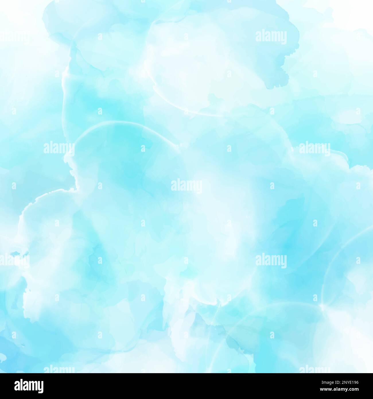 Abstract background with a teal coloured detailed watercolour texture ...