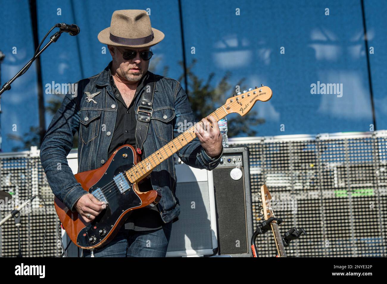 Dave Rosser of The Afghan Whigs performs during Riot Fest on Sept. 13 ...