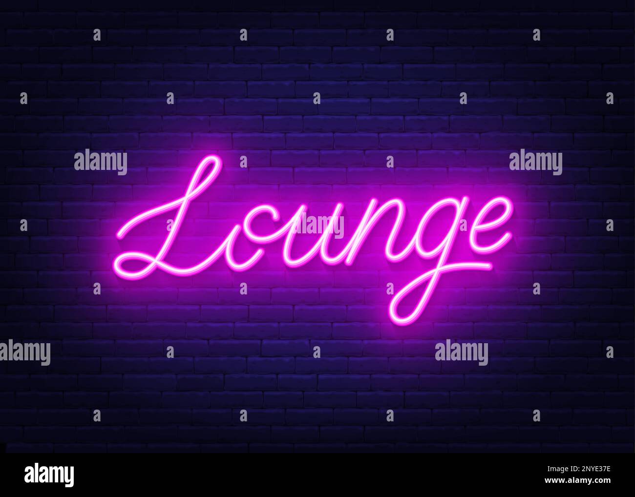 Vintage bar lounge sign on Stock Vector Images - Alamy