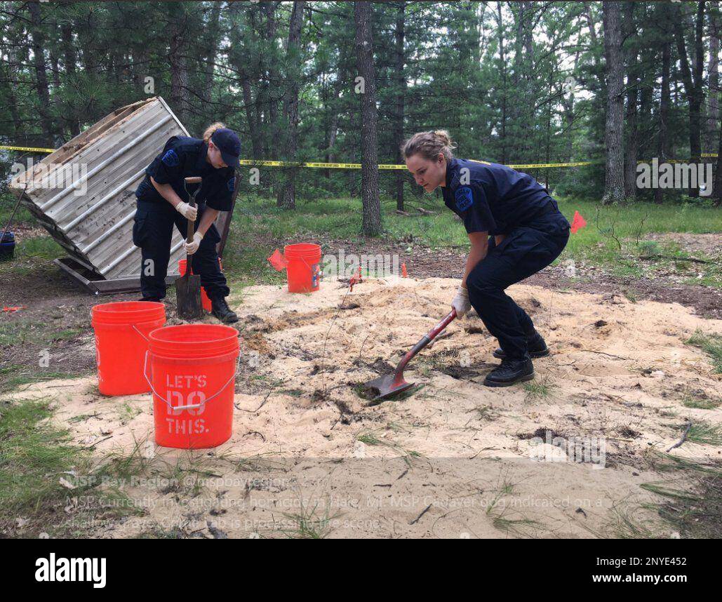 This photo provided by Michigan State Police shows Michigan State ...