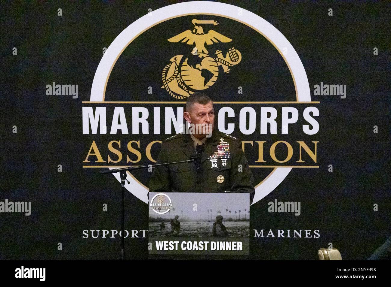 U.S. Marine Corps Lt. Gen. George W. Smith Jr., commanding general of I ...