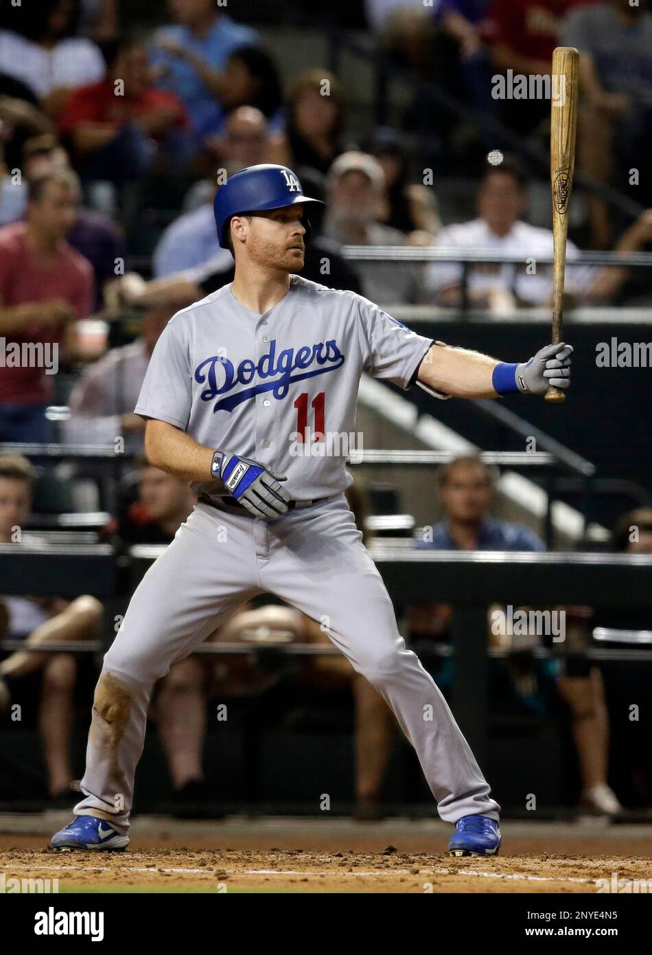Los Angeles Dodgers second baseman Logan Forsythe (11) during a MLB ...